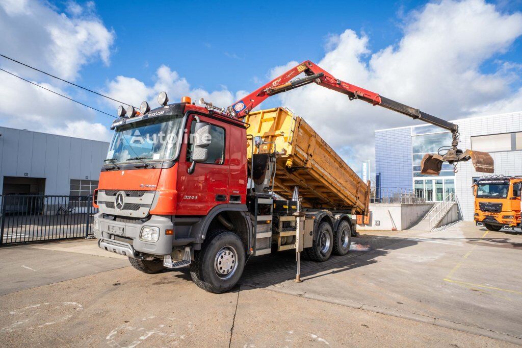 Mercedes-Benz ACTROS 3344 AK-MP3 + HMF1643 Z2 kiper