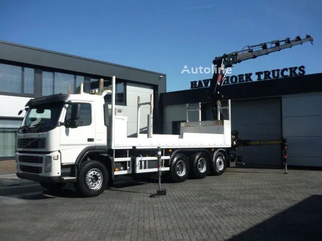 Volvo FM 420 8x4-4 Tridem Hiab 322-6 HI-DUO kamion s ravnom platformom