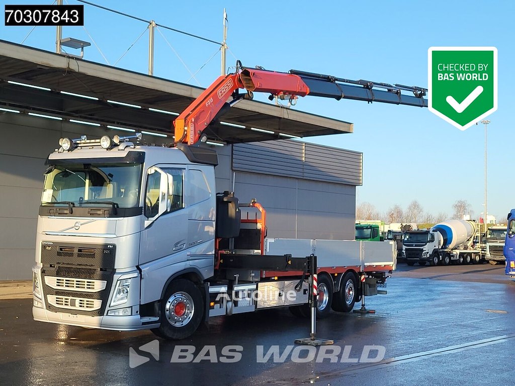 Volvo FH 500 FH 6X2 Fassi F315RA.2.27 E Dynamic 7x Extensions Full Air kamion s ravnom platformom