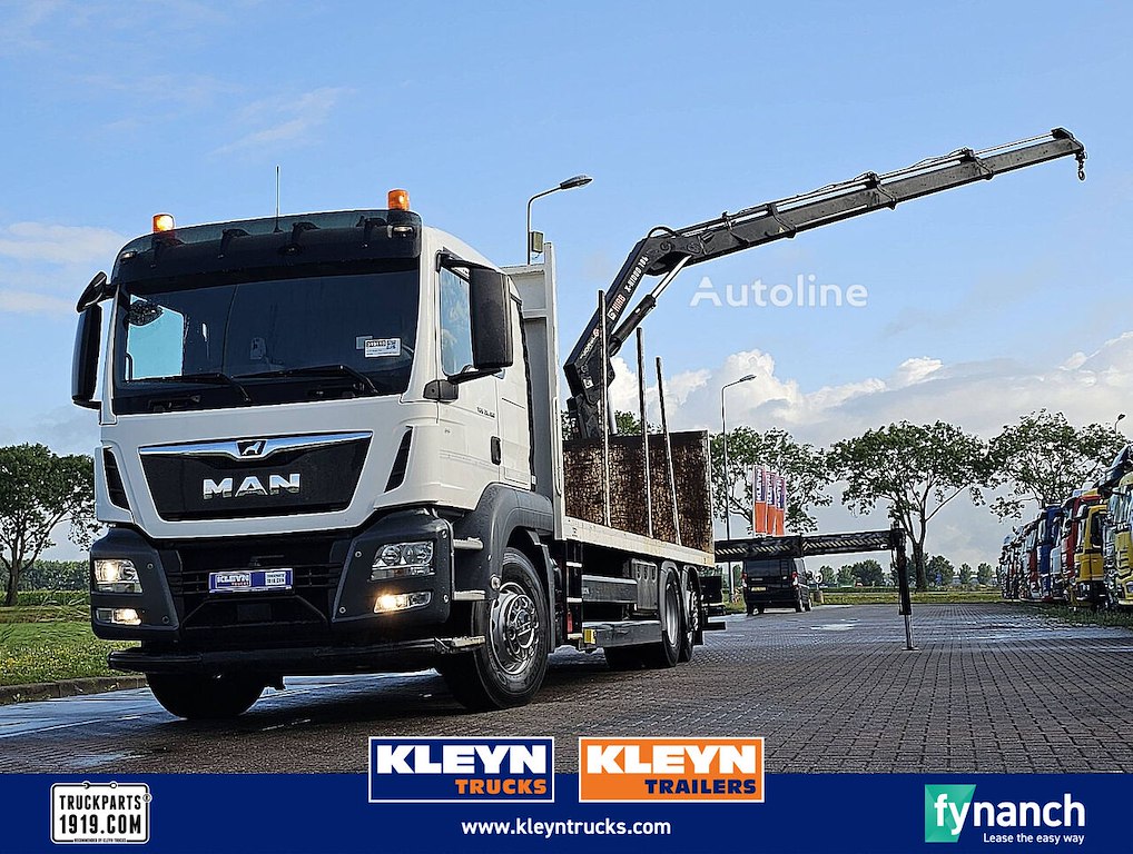 MAN 26.460 TGS HIAB X-HIDUO 188-B3 kamion s ravnom platformom