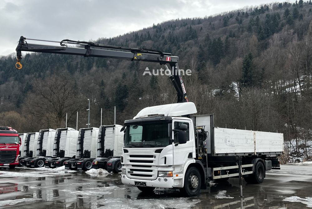 Scania P340 kamion s ravnom platformom