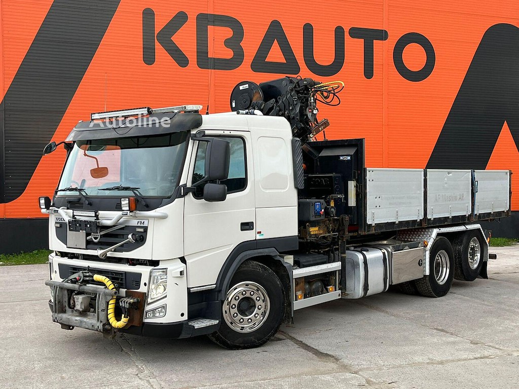Volvo FM 450 6x2*4 HMF 2420-K5 / JOAB L 17 ton / L=5000 mm kamion s ravnom platformom