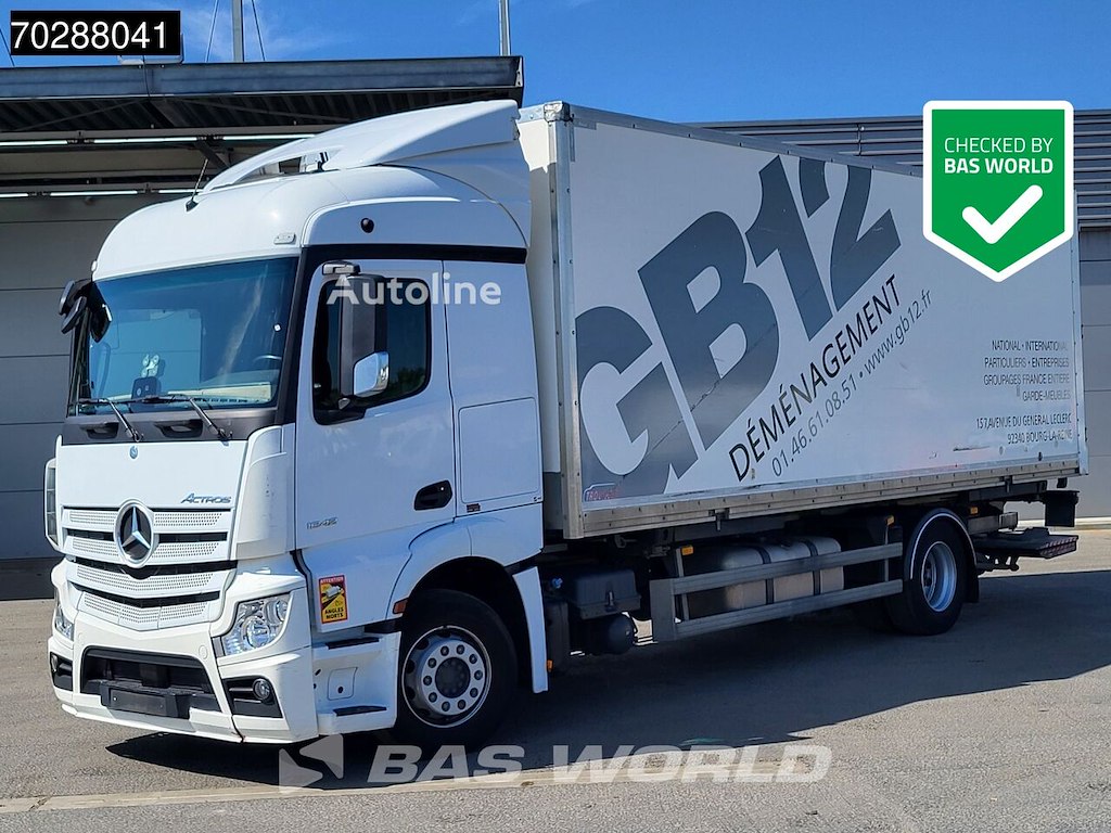 Mercedes-Benz Actros 1842 4X2 19tonner BDF box Ladebordwand Navi Automatic Eur kamion furgon