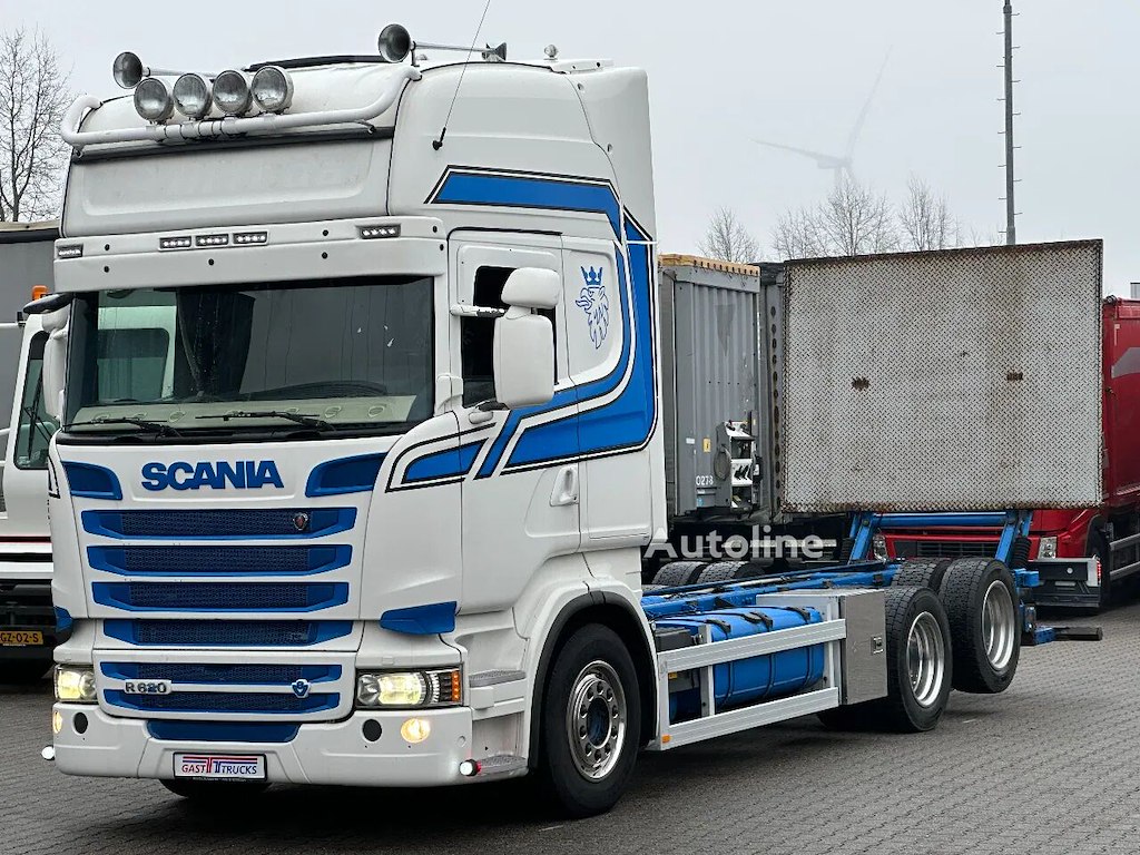 Scania R620-V8 6x2 Topline Manual Retarder Euro 5 Full Air kamion šasija