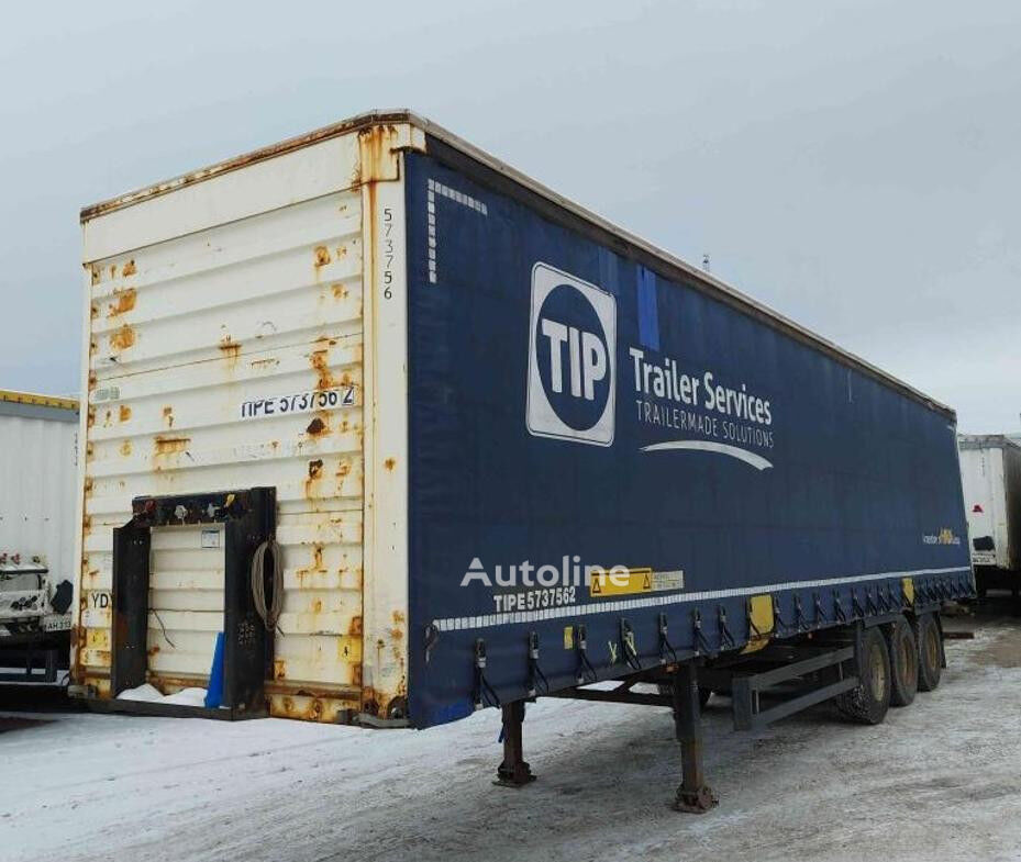 Trailer Europe CIMC VEHICLE GMBH Curtainsider Sliding Roof Straight poluprikolica sa kliznom ceradom (573756)