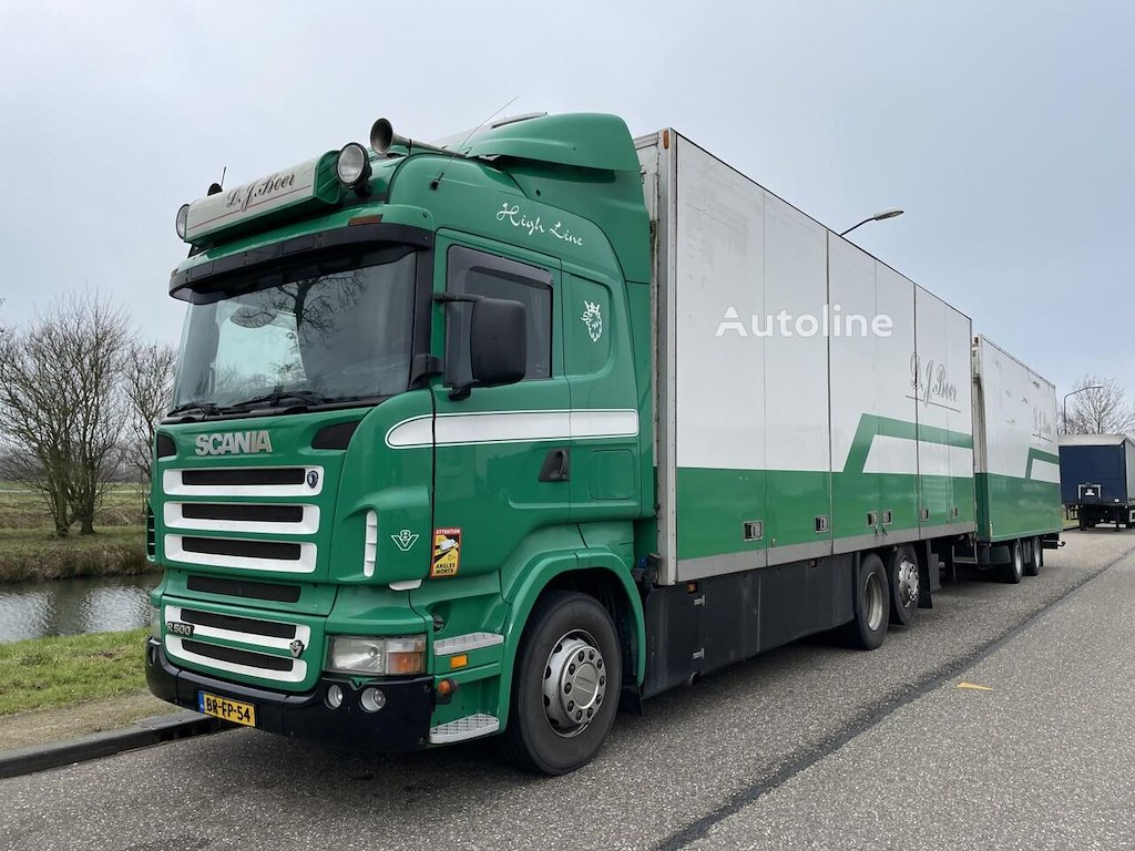 Scania B6X2 kamion hladnjača + prikolica hladnjača