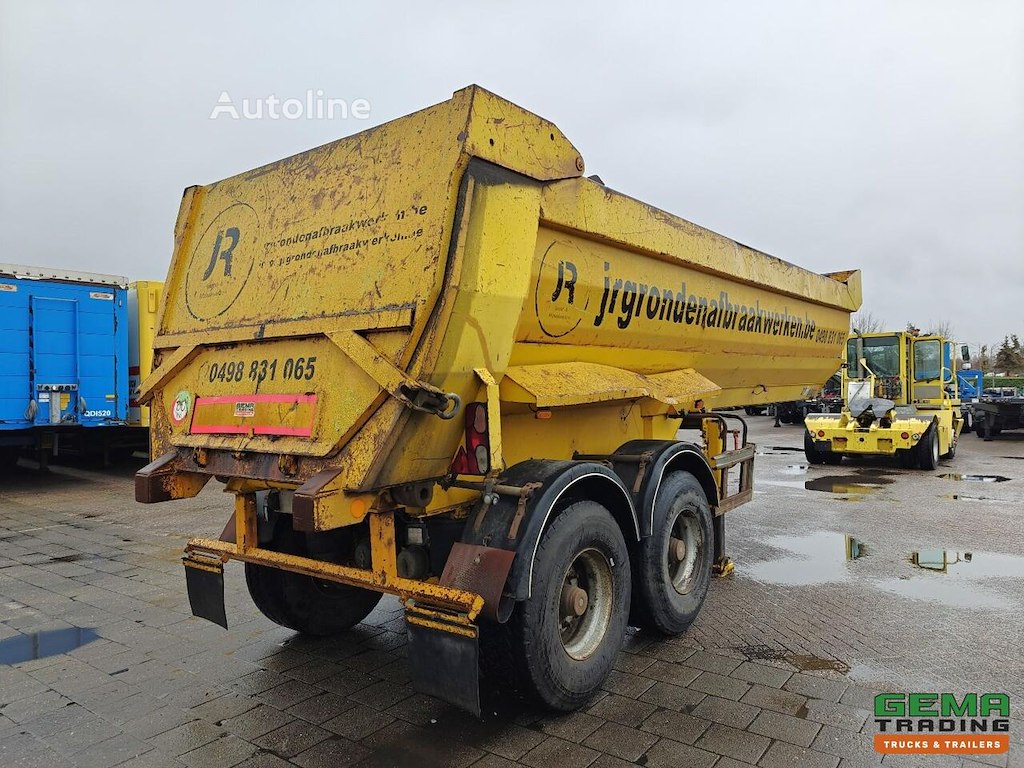 Robuste Kaiser S3302V37 2-Axle SAF - Tipper 30m³ - Steel/Steel - Drum br poluprikolica kipera