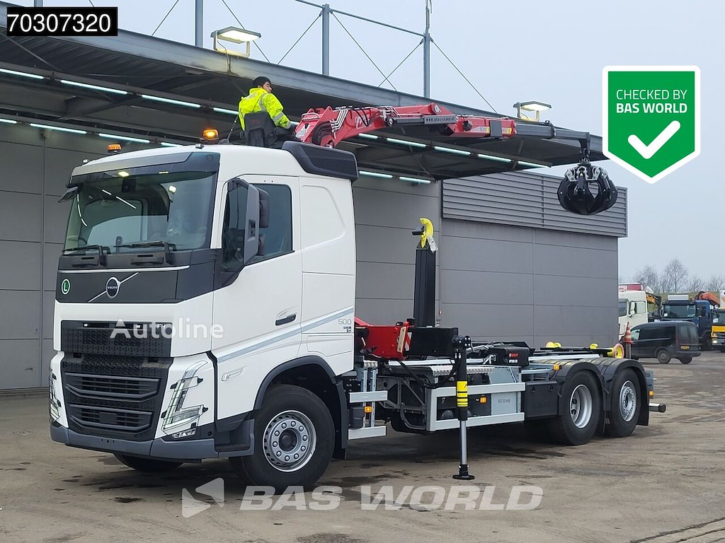 Novi Volvo FH 500 6X2 NEW! Penz Crane 15Z.9.50R HIAB 20S56 containersystem kamion rol kiper