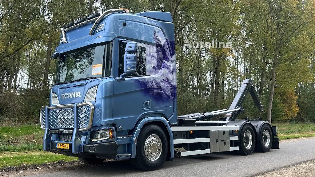 Scania R660 V8 HIAB 30 Ton | Full air | Retarder | alcoa | bullbar kamion rol kiper