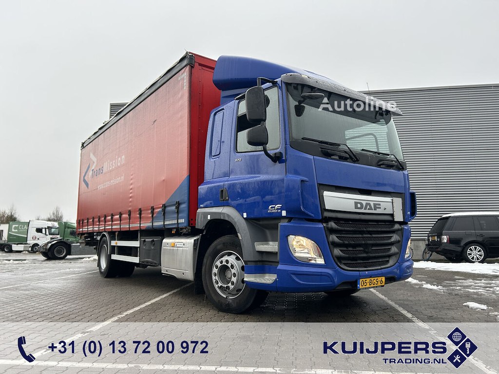 DAF CF 370 FA / 802 dkm / Curtainside kamion sa klizna zavesa cerada