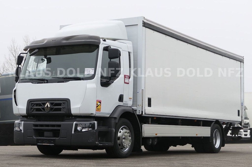 Renault D 18.320 Drink delivery truck + Tail Lift kamion sa klizna zavesa cerada
