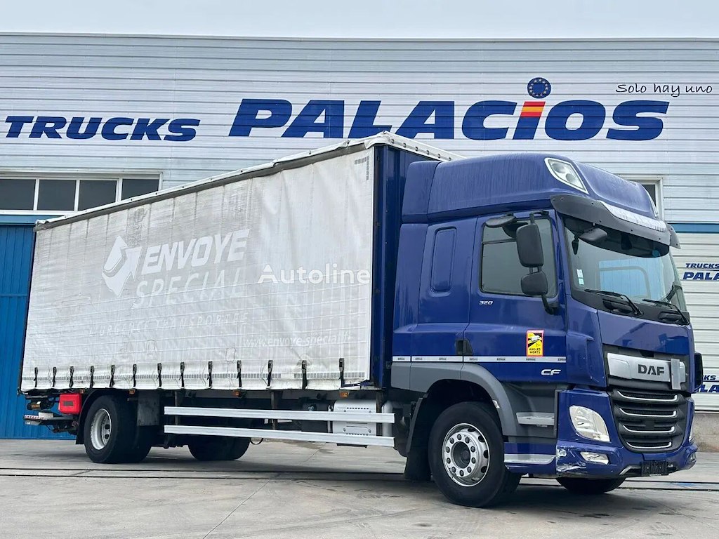 DAF CF 320 tauliner kamion sa klizna zavesa cerada