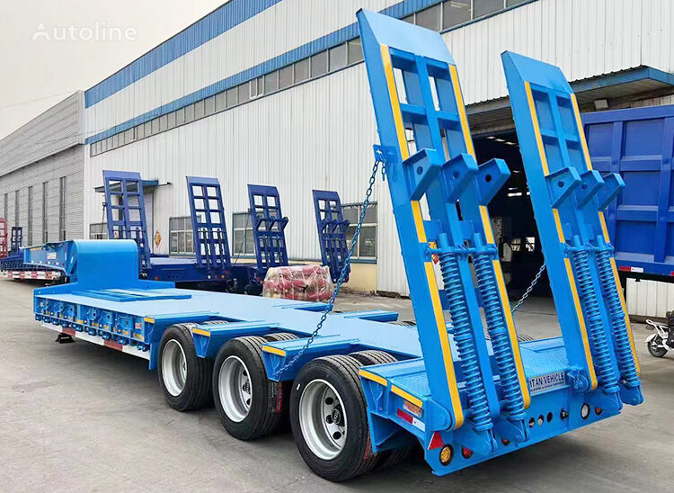 Nova Titan 80 ton tri axle low loader for sale poluprikolica sa niskom platformom