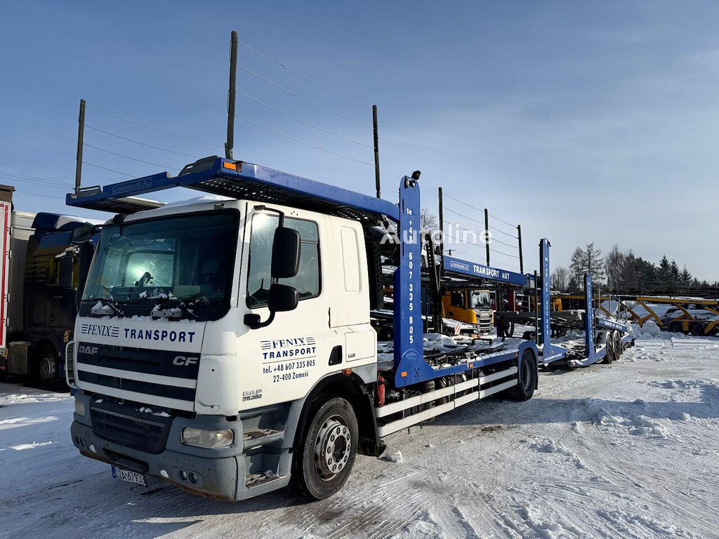 DAF CF 75 360 autotransporter + prikolica autotransportera