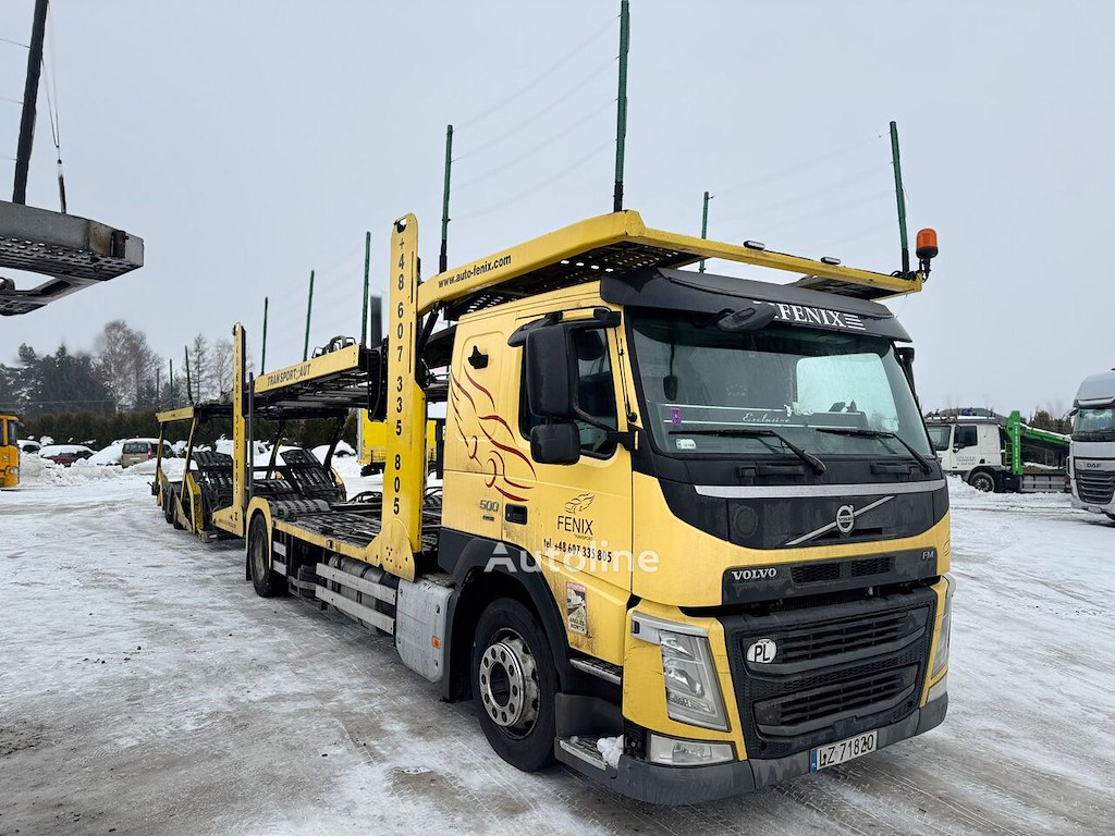 Volvo FM 500 autotransporter + prikolica autotransportera
