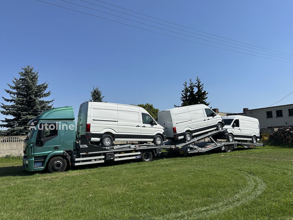 IVECO EuroCargo 140 autotransporter + prikolica autotransportera
