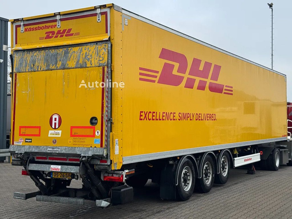 Kässbohrer Gesloten Trailer / BPW-Disc / Lift-As / Laadklep / Apk furgon poluprikolica