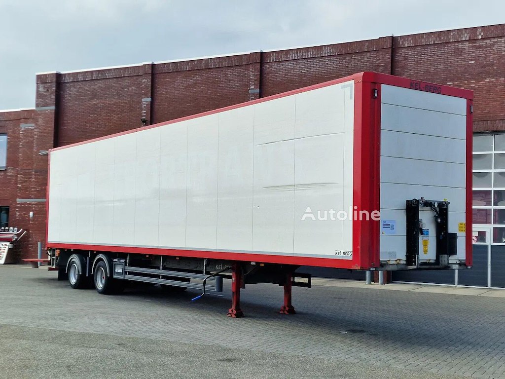 Kel-Berg Box trailer - Zepro loadlift 2.500 KG - Steering axle furgon poluprikolica