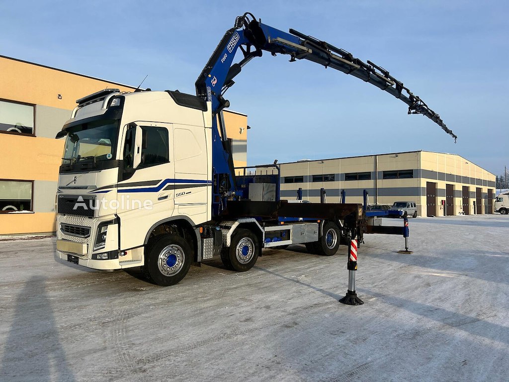 Volvo FH550 8X2 EURO6 + FASSI F660 + JIB kamion platforma