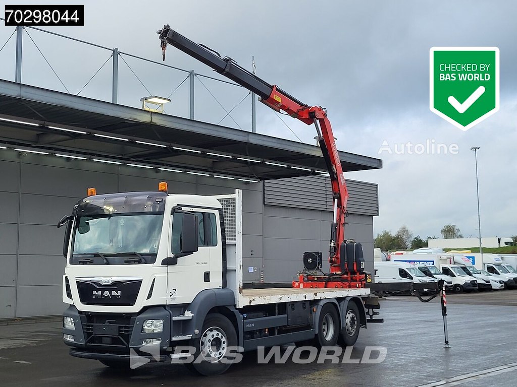 MAN TGS 26.360 6X2 Fassi F135A.0.22 Kran Crane Lift-Axle Automatic E kamion platforma