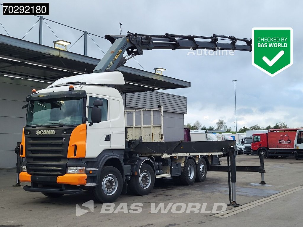 Scania R420 8X2 Palfinger PK74002 Kran Crane Retarder Lift-Steering Axl kamion platforma