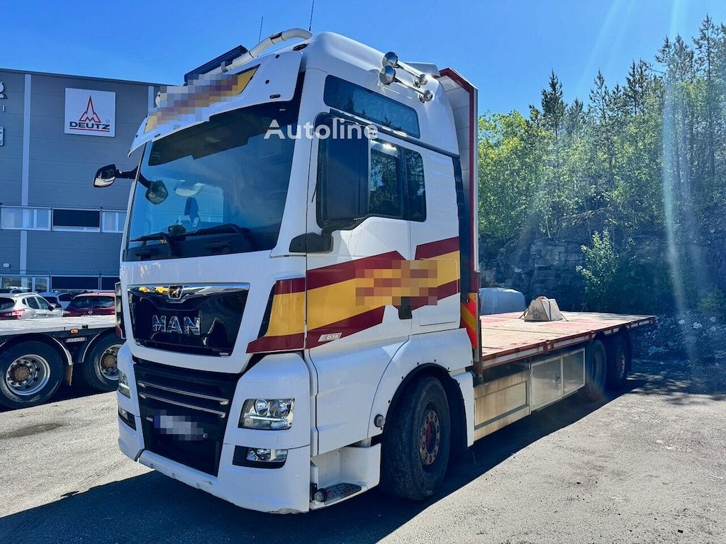 MAN TGX 580 Planbil kamion platforma