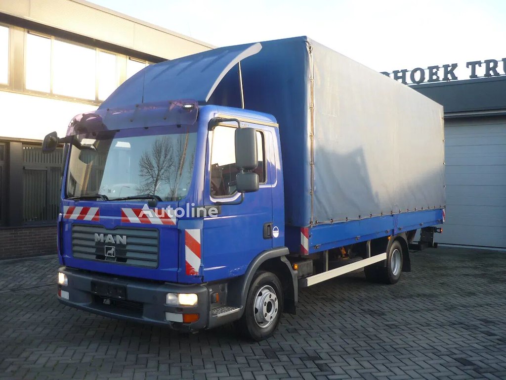 MAN TGL 8.180 Curtain side body with aluminium drop sides ans a tail kamion s ceradom