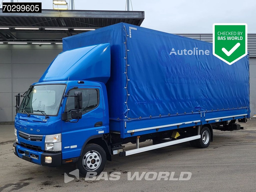Mitsubishi Canter 7C18 4X2 Curtainsider Automatic 1000kg Ladebordwand Euro kamion s ceradom