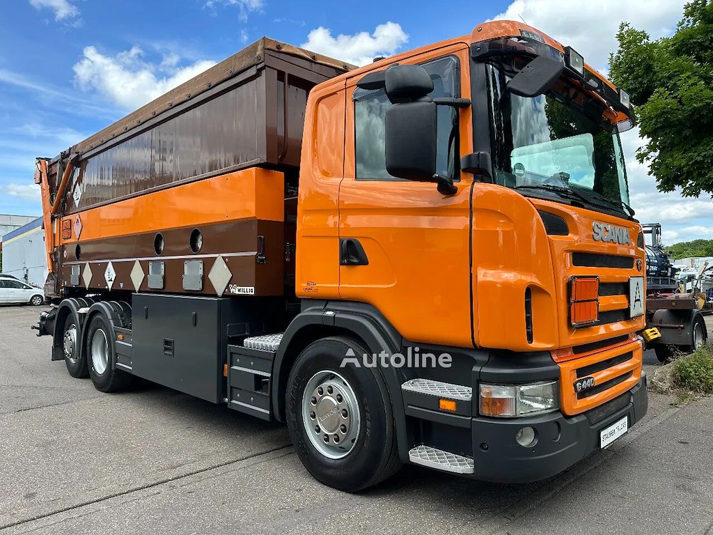 Scania G440 6x2*Willig*Tank Altöl+Filter Entsorgung ADR autocisterna za gorivo