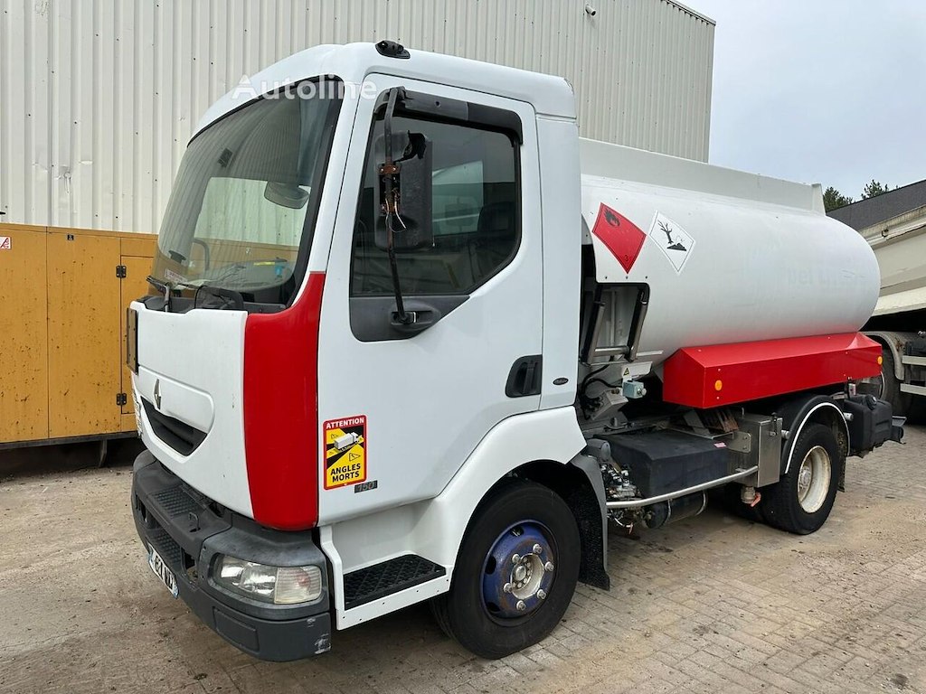 Renault MIDLUM 150 FUEL TANKER / CITERNE MAZOUT - 6500L - 3 COMPARTIMENT autocisterna za gorivo