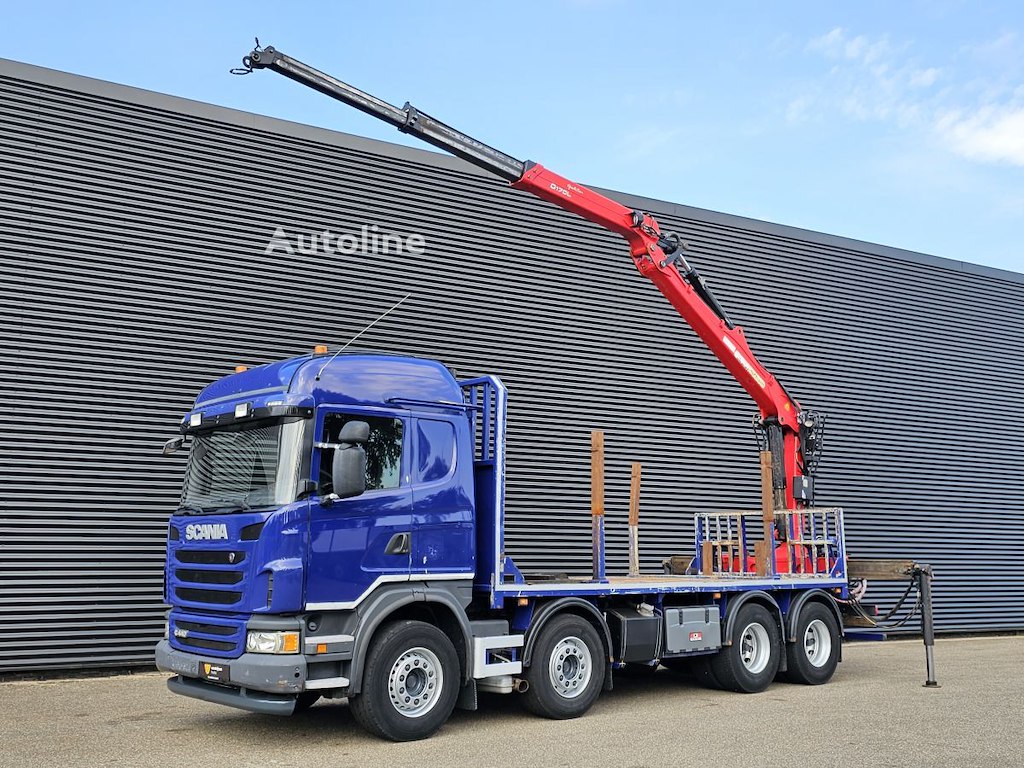 Scania G440 / RETARDER / 8x4 / PALFINGER-EPSILON CRANE kamion za prevoz drva