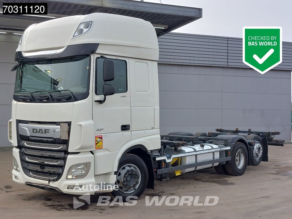 DAF XF 480 6X2 BDF Lift-Axle Air suspension Automatic Retarder SSC A vozilo za prevoz kontejnera
