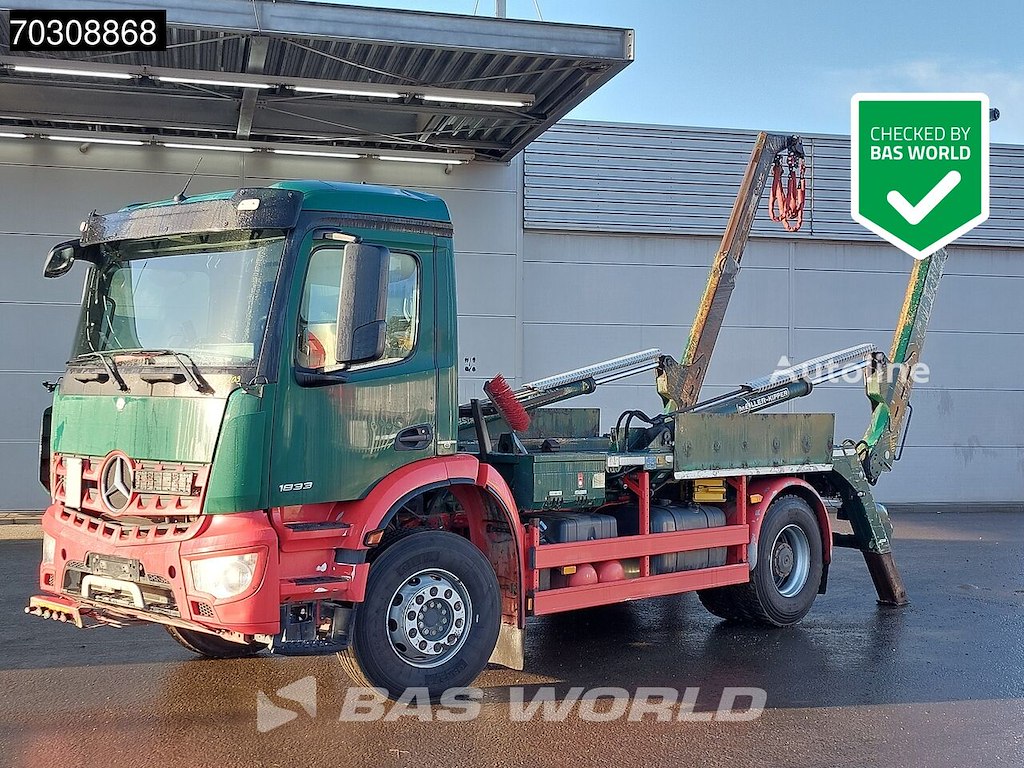 Mercedes-Benz Arocs 1833 4X2 Meiller Ak 12 LT skiploader Steelsuspension Big-A kamion autopodizač kontejnera