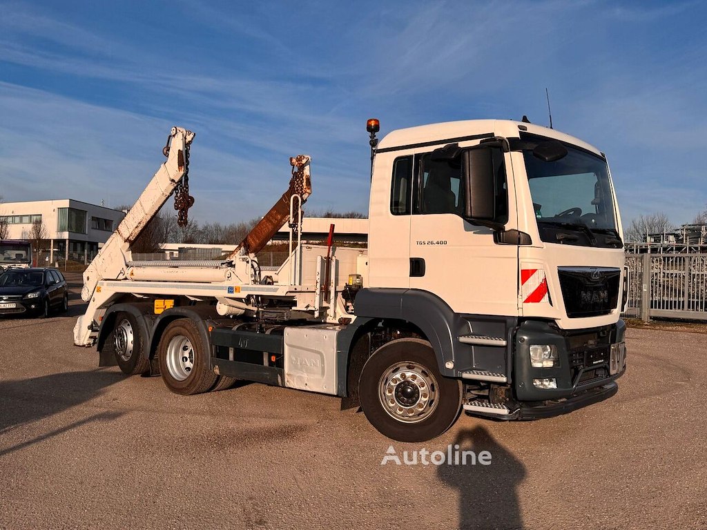 MAN 26.400 6X2 Meiller AK 16 mit Funk guter Zustand kamion autopodizač kontejnera