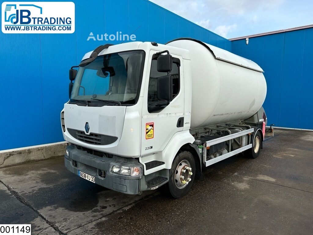 Renault Midlum 220 Dxi 16104 Liter, LPG GPL, Gastank, Steel suspension kamion za transport gasa