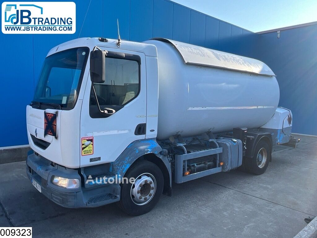 Renault Midlum 220 14997 Liter, LPG GPL, Gastank, Steel suspension kamion za transport gasa