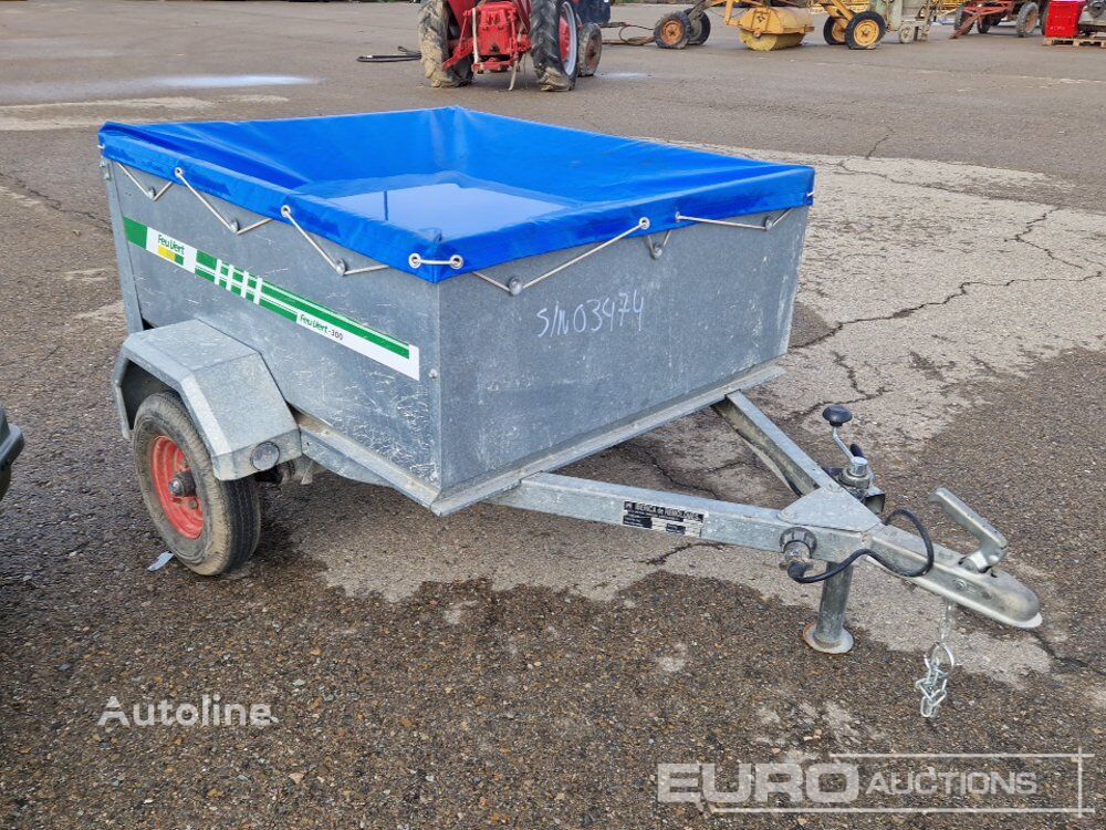 Prodaje se Single Axle Trailer auto prikolicu na aukciji