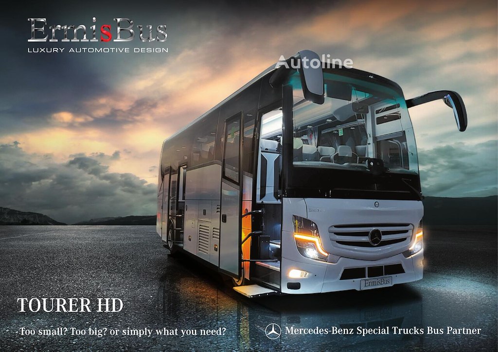 Novi Mercedes-Benz TOURER 1224 HD TOP CLASS turistički autobus