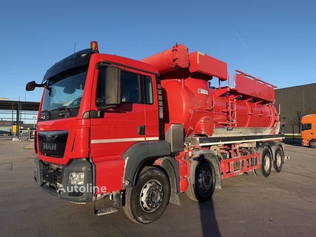 Naaktgeboren MAN TGS 41.400 8X4 Naaktgeboren Vacu P 8000 14.000 L autofekalac