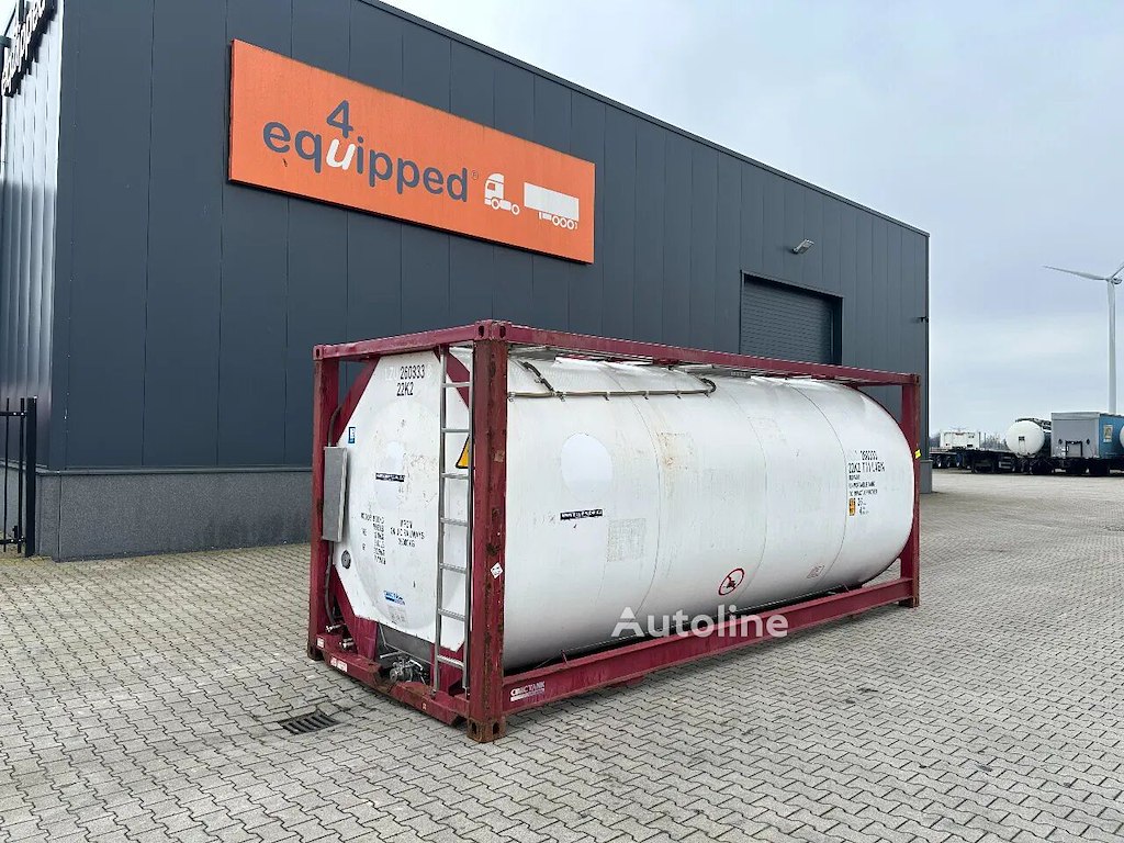 CIMC FOOD 20FT ISO / 25.940L-1-COMP. / L4BN / UN Portable / T11 / 5Y rezervoar-kontejner 20 stopa