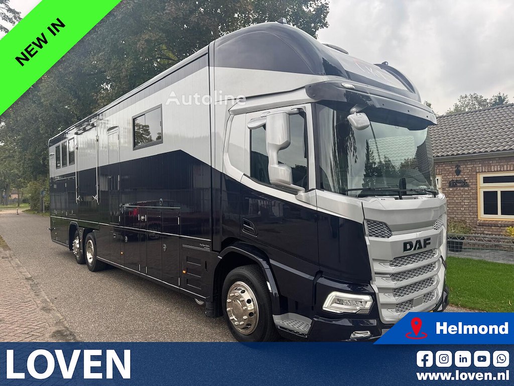 Novi DAF XD 450 FAN ACC 7 Paard opbouw Luxe living integrisani kamper