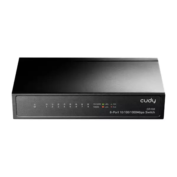 Svič 10/100/1000 8-port Cudy GS108/Metalno kućište