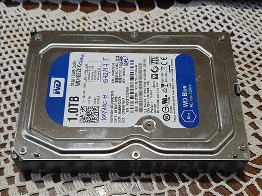 WD 1TB SATA3 64MB 3.5 WD10EZEX WD hard disk