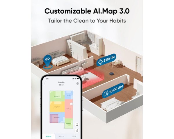 ANKER Eufy Omni X10 Pro MopMaster Robot Usisivač sa bazom crni (APA02494)