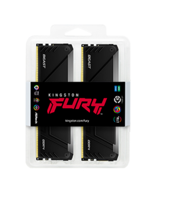 RAM DIMM DDR5 32GB (2x16GB) 5600MHz Kingston Fury Beast KF556C40BBK2-32