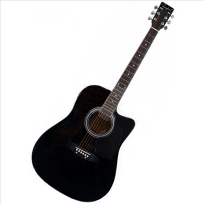 Firefeel S030C BK Akustična Vestern gitara