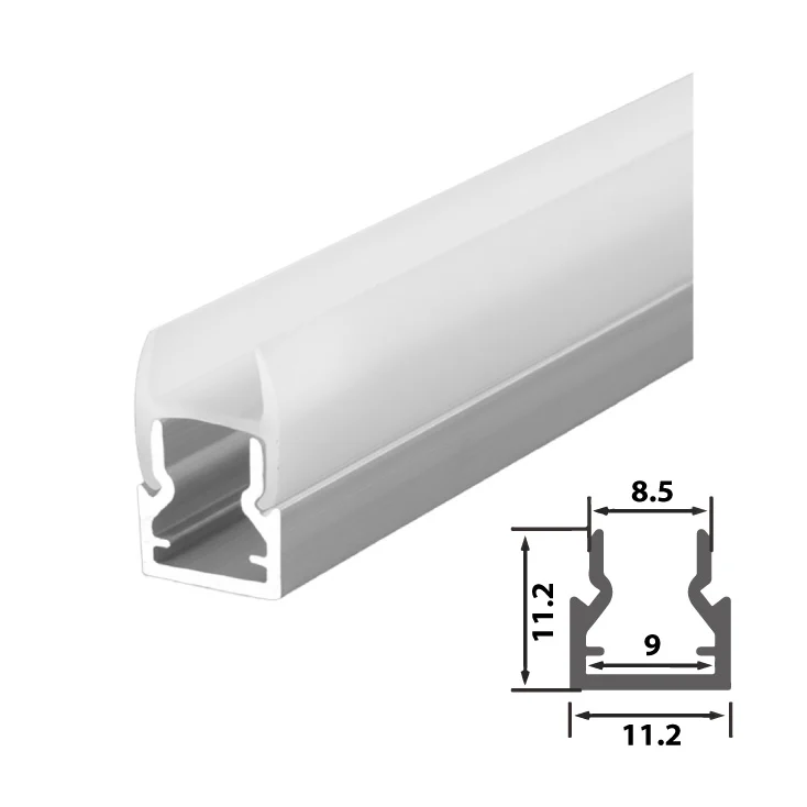 Aluminijumski profil za LED trake 1m, za police