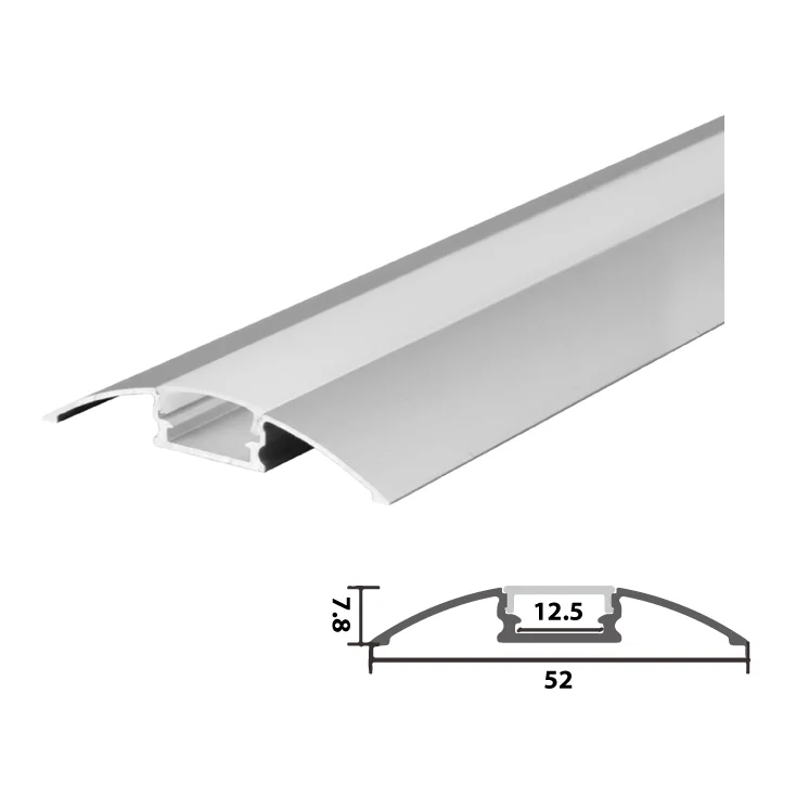 Set aluminijumski profil za LED trake 2m 52x7.8