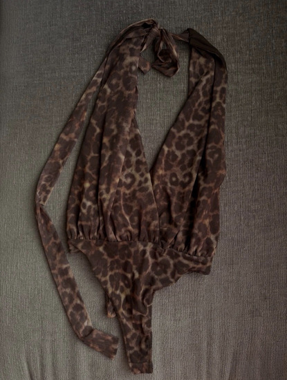 Zara leopard bodi