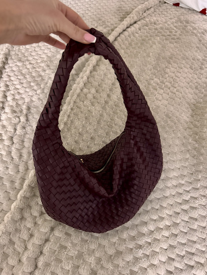 Burgundy torba